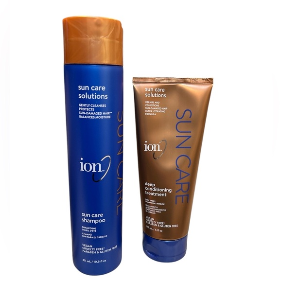 Ion | Hair | Ion Sun Care Solutions Shampoo Deep Conditioning Treatment ...